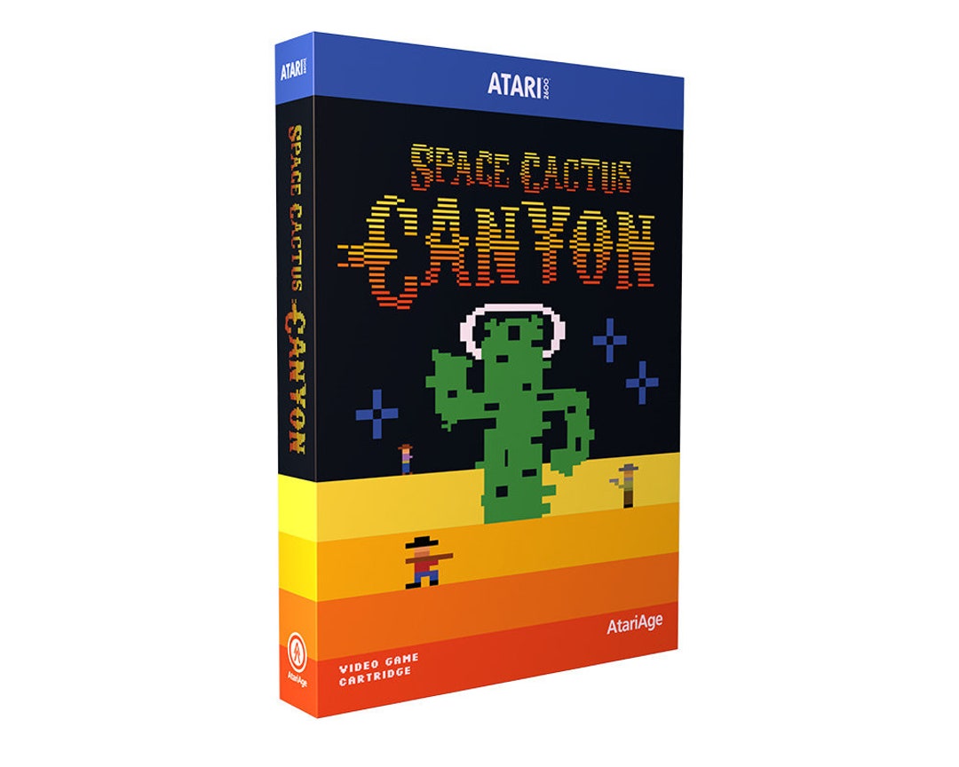Space Cactus Canyon Atari 2600 Homebrew Game - Etsy