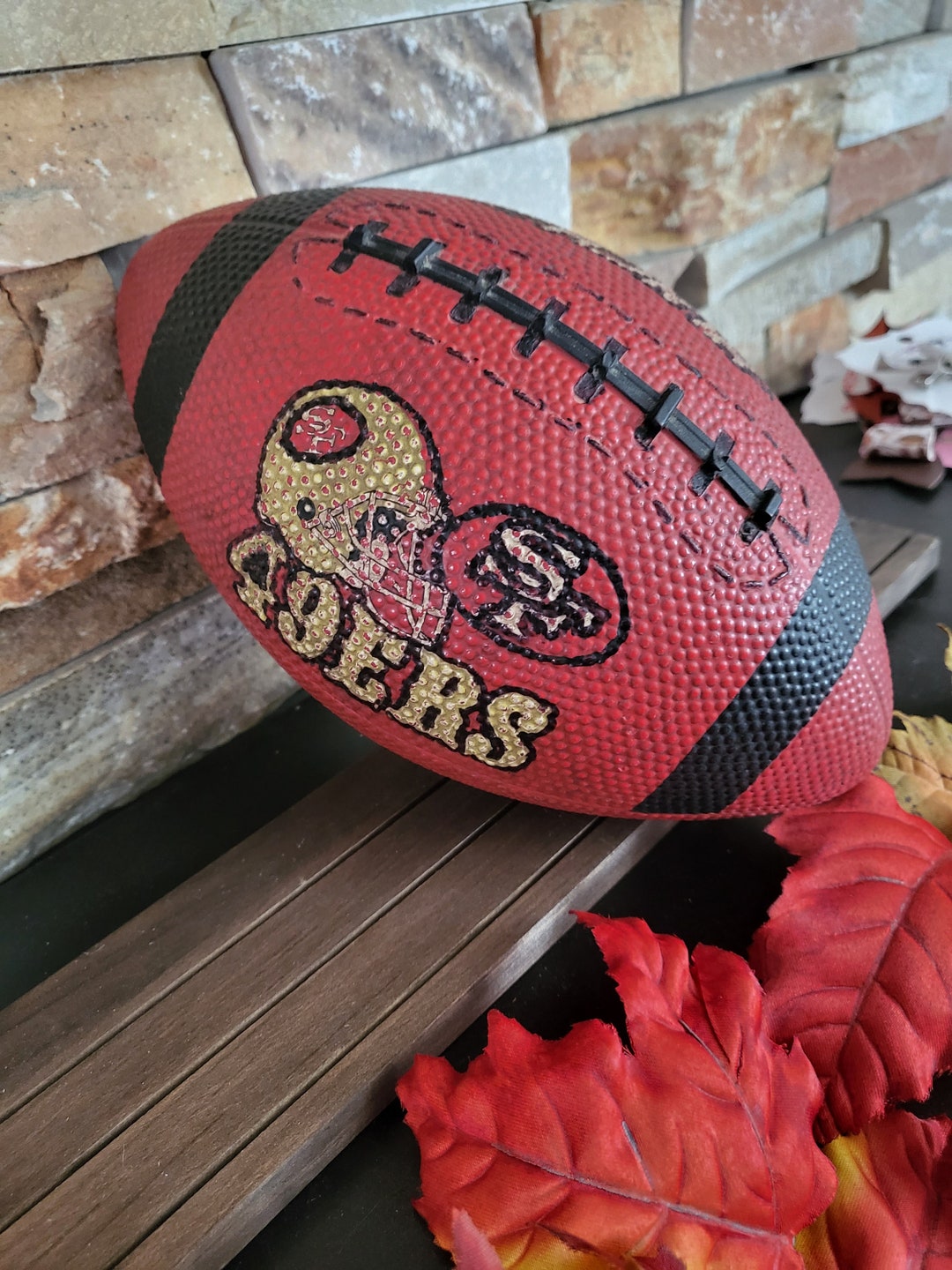Vintage 49ers Rubber Football - Etsy