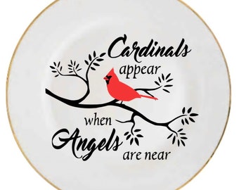 Cardinal plates | Etsy