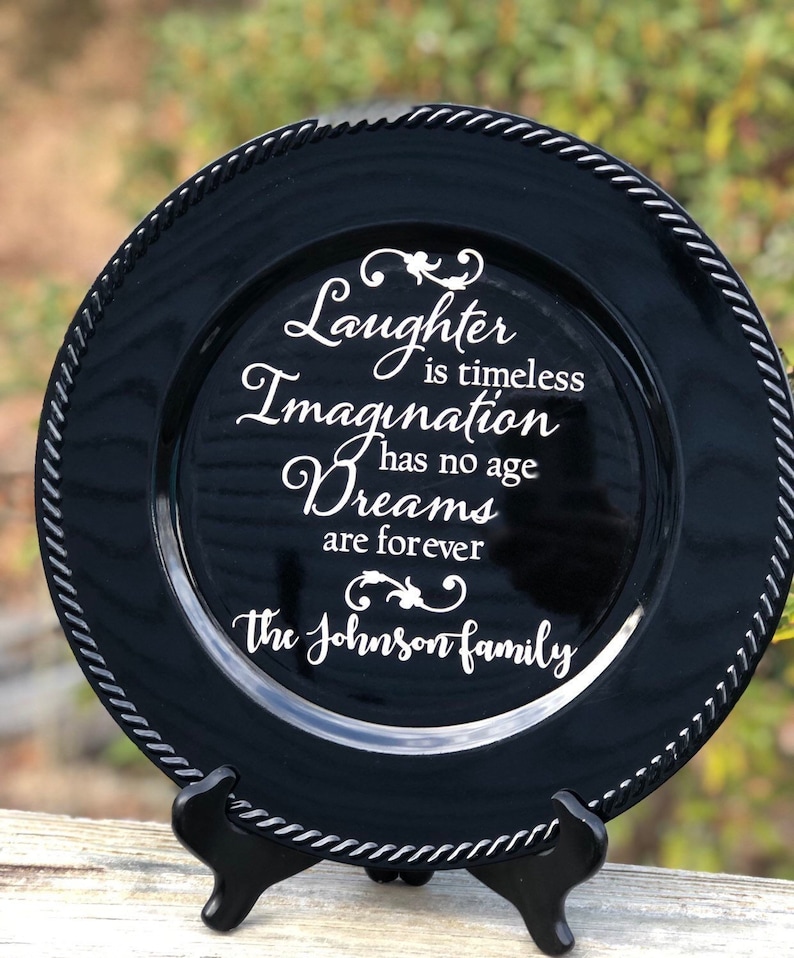 Inspirational Life Quote Decorative Plate - Etsy