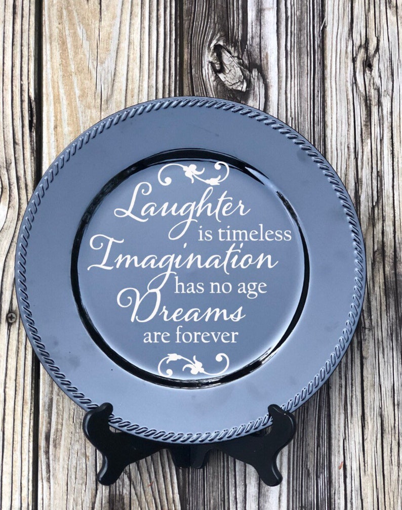 Inspirational Life Quote Decorative Plate, Housewarming Gift - Etsy