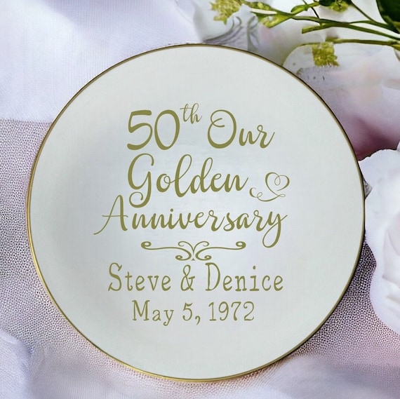 Golden 50th Wedding Anniversary Gifts Golden Wedding Anniversary,