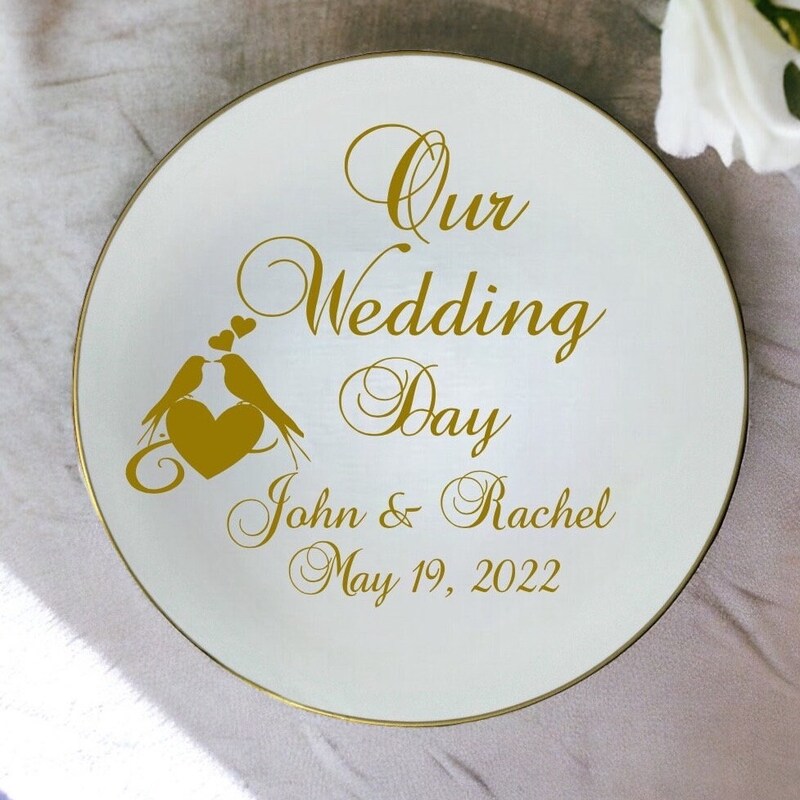 Wedding Plates - Etsy