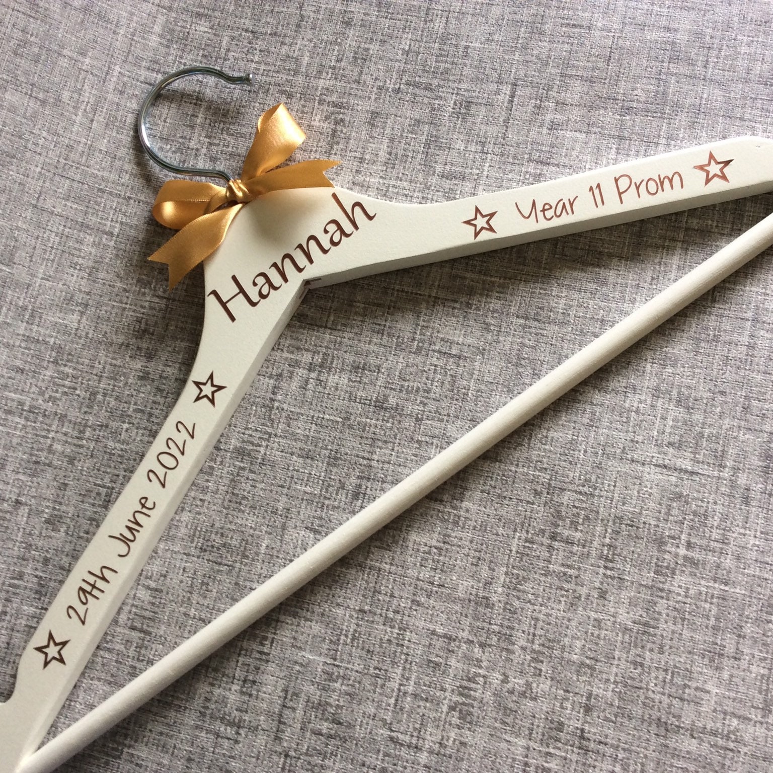 Personalised Prom Dress Hanger - Etsy UK