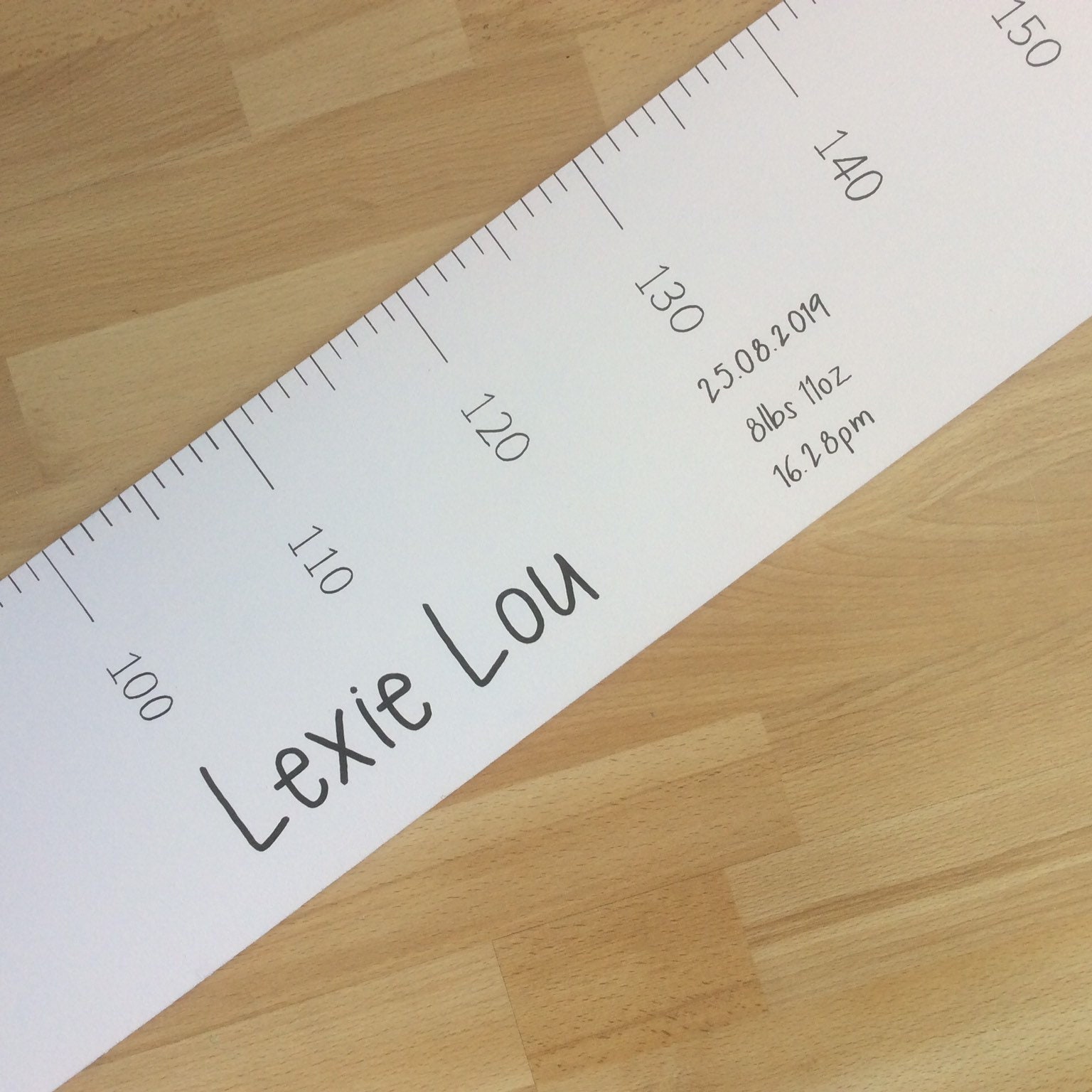 Personalised Height Chart a Great Way to Record the Growth - Etsy UK