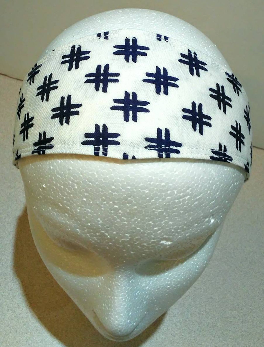 White Navy Blue Pound Sign Hash Tag Tic Tac Toe - Etsy
