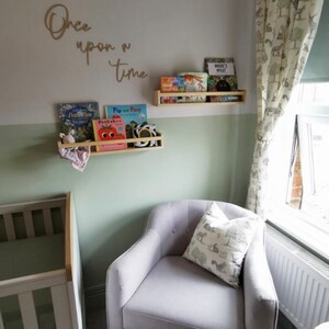 Once Upon A Time Wooden Words Sign for Wall Art, Nursery Decor, Photo ...