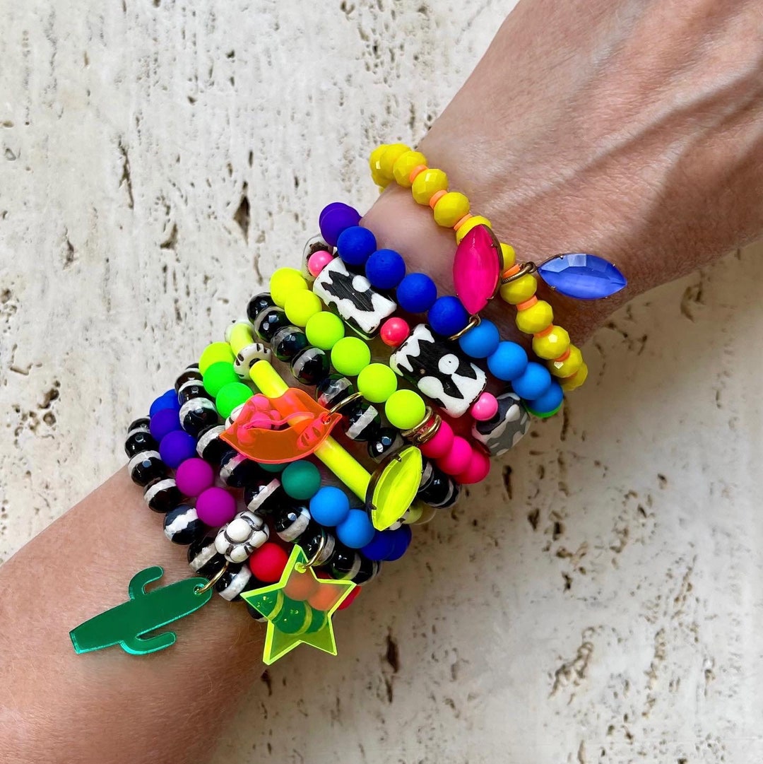 Interstellar//neon Bracelets in a Variety of Vibrant Colors//prices ...