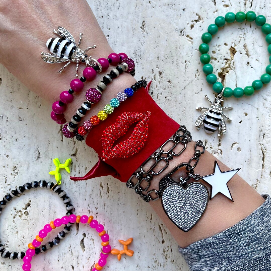 Love Bug//whimsical Bracelets Each Sold Separately//prices Vary - Etsy