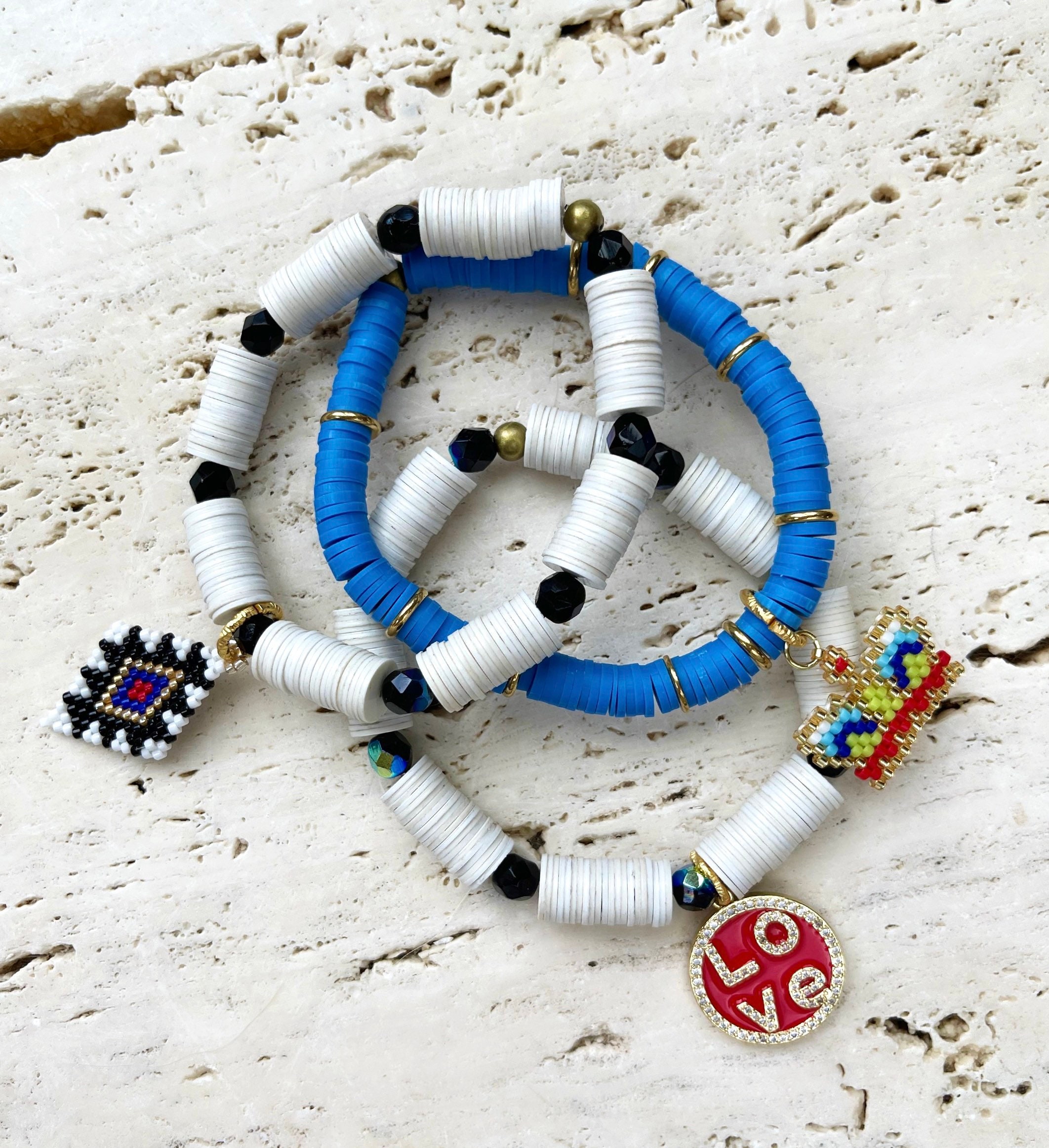 Love Stack//beaded Bracelets Each Sold Separately With Miyuki - Etsy