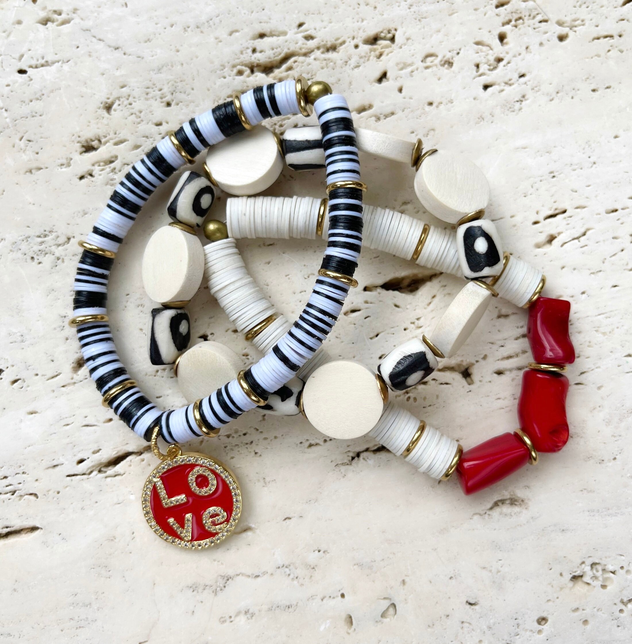 Love Stack//beaded Bracelets Each Sold Separately With Miyuki - Etsy