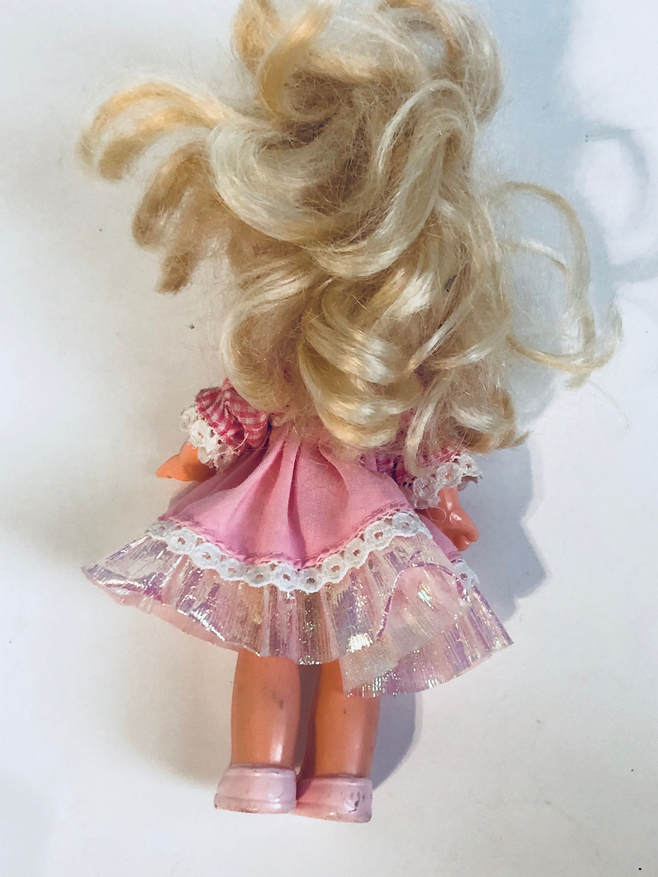 Vintage 1988 Cherry Merry Muffin Doll With Pink Dress Etsy