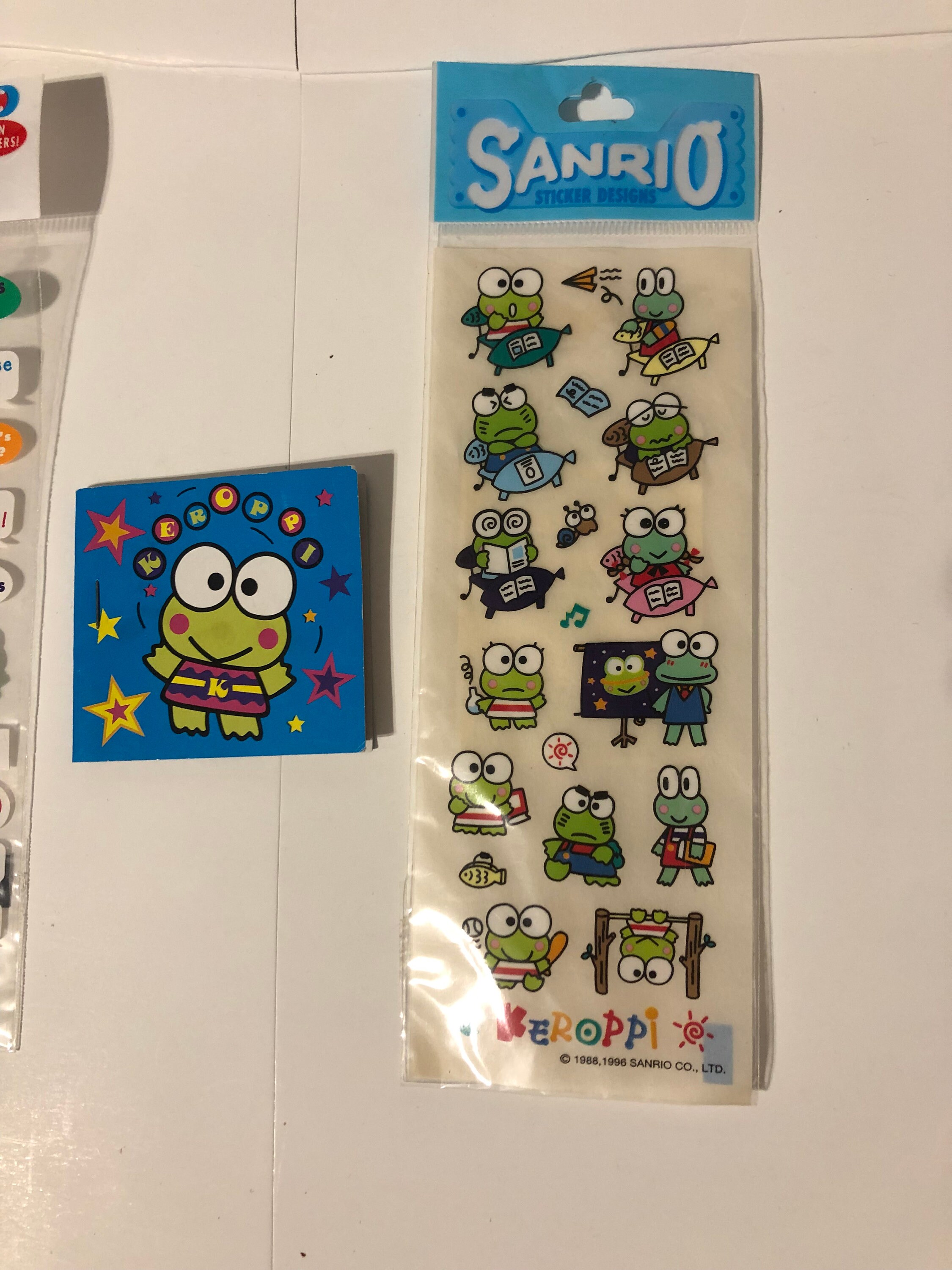 Lot of Kero Kero Keroppi Stickers Vintage New 1996 90s Sanrio | Etsy UK