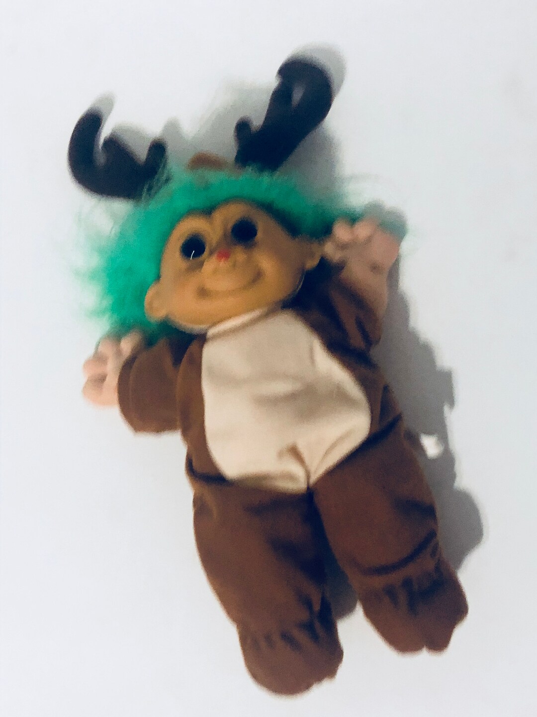 Trolls Russ Kidz Rudy Troll peluches Navidad Reno pelo con etiquetas ...