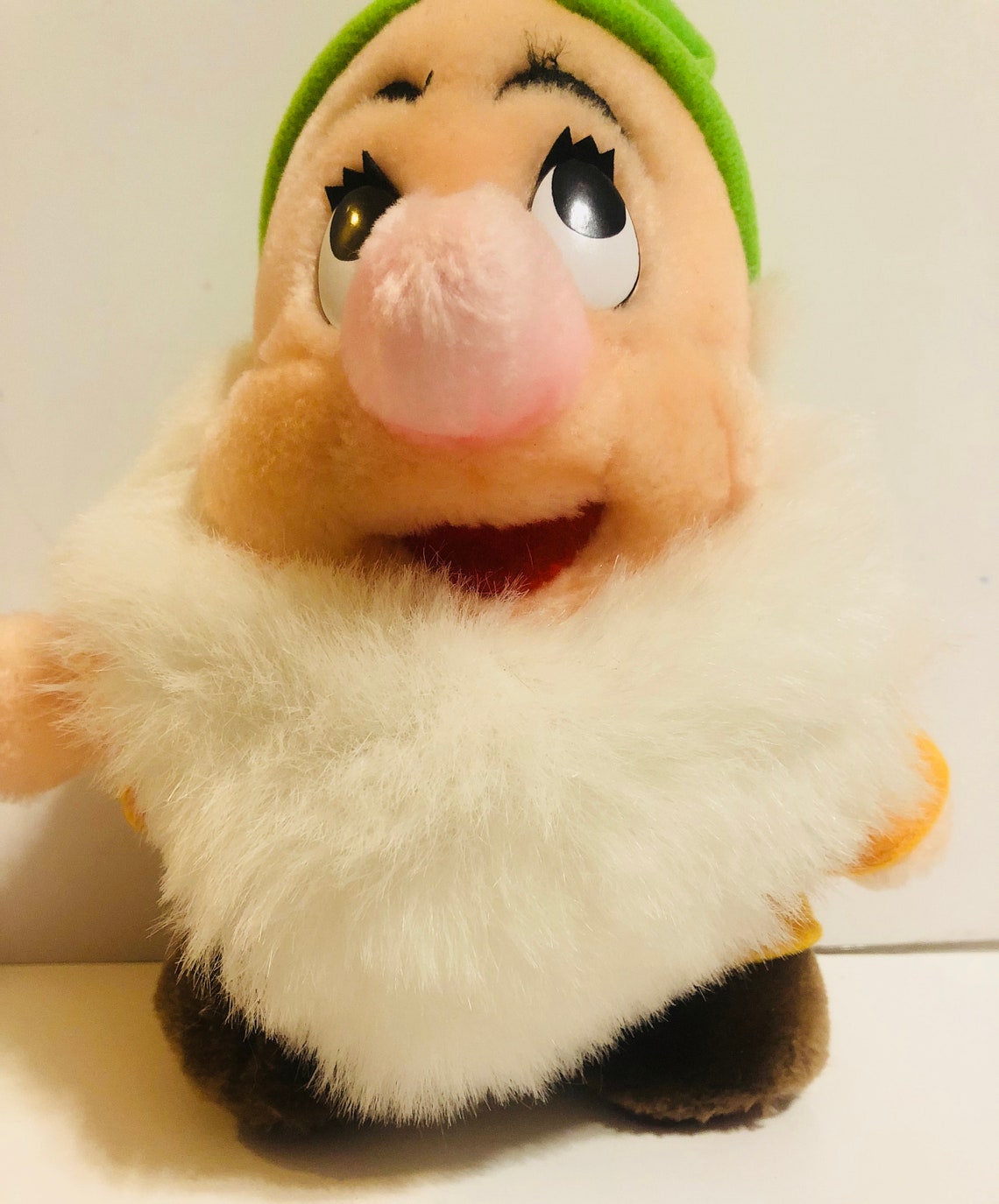 Vintage Disney Store Snow White Happy Dwarf 7 Plush Etsy