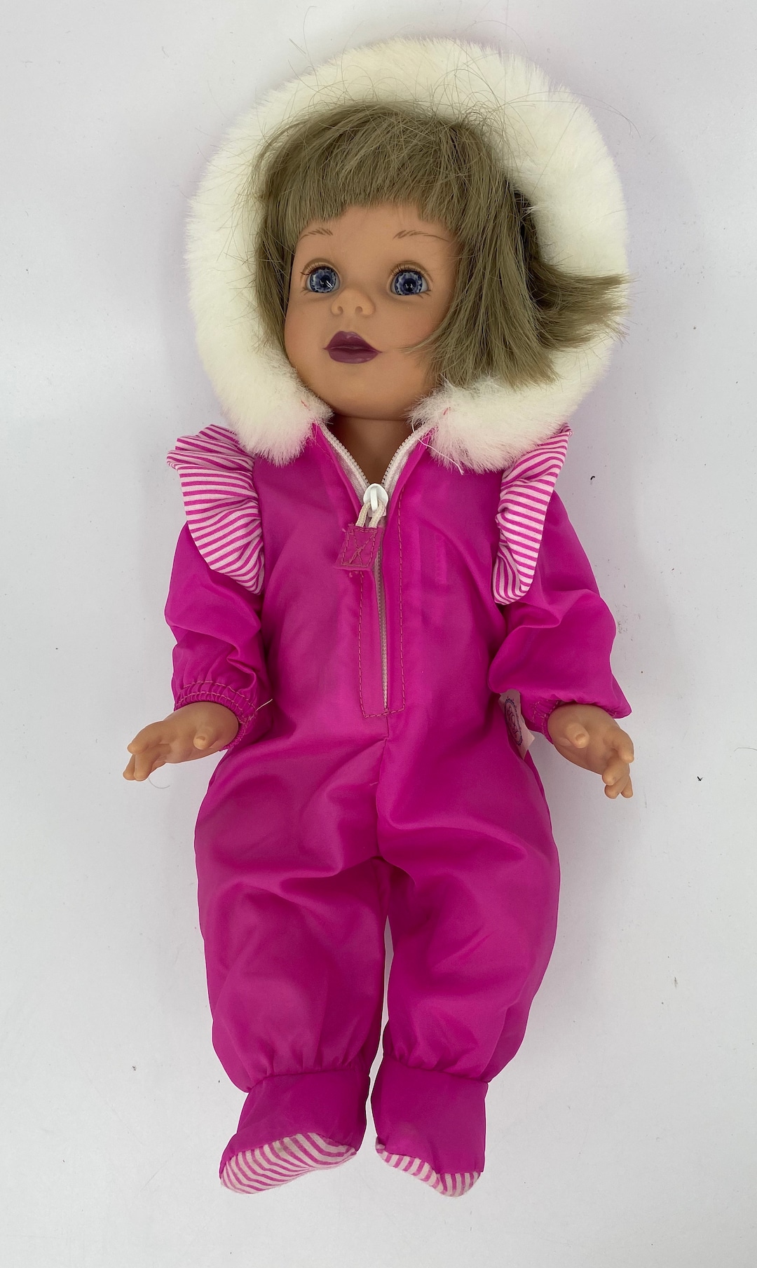 Baby so Beautiful Doll Blonde Blue Eyes Tracksuit 1995 Playmates Toys ...