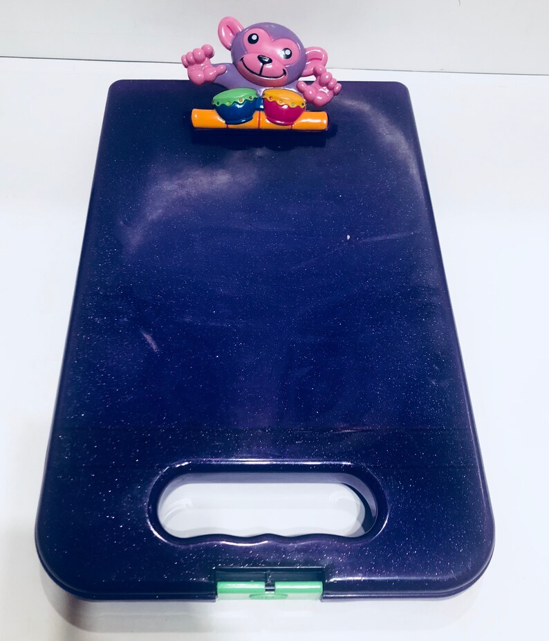 Vintage Lisa Frank Monkey Bongo Purple Plastic Hard Clipboard - Etsy