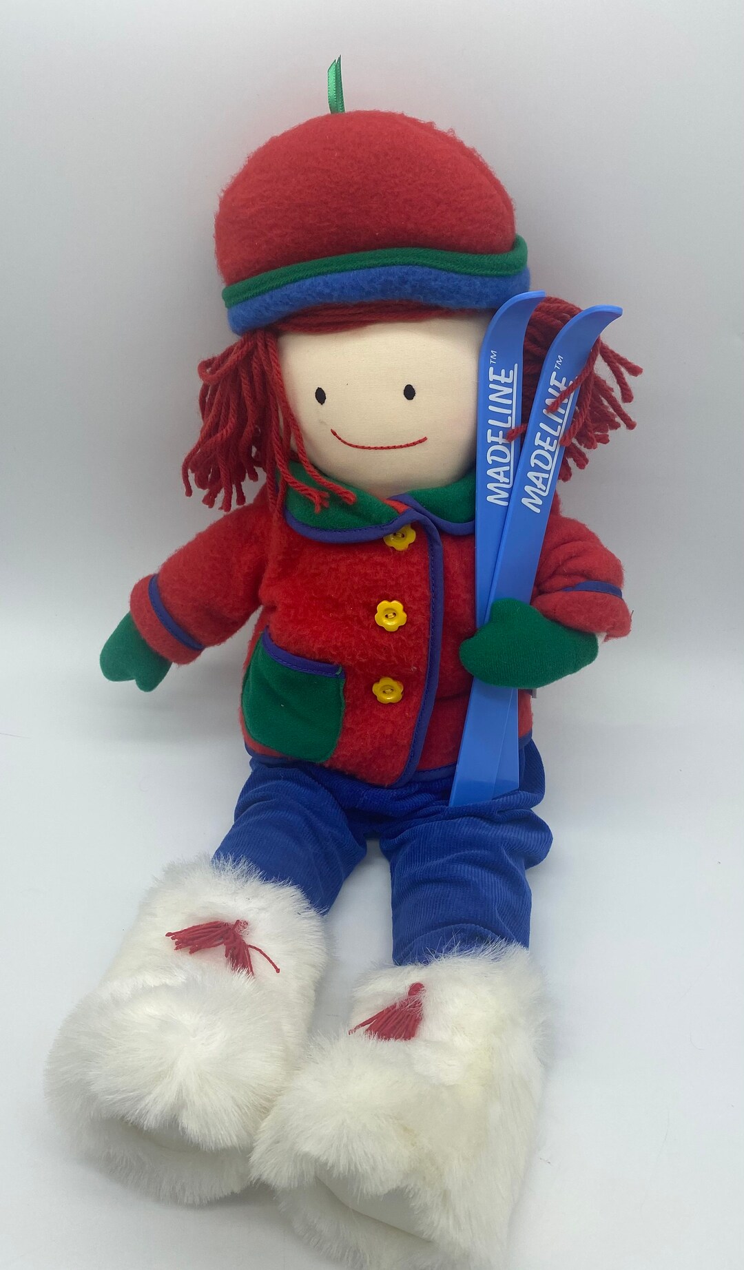 Winter Holiday Skiing Ski Alpine Madeline 20 Stuffed Plush Doll Eden ...