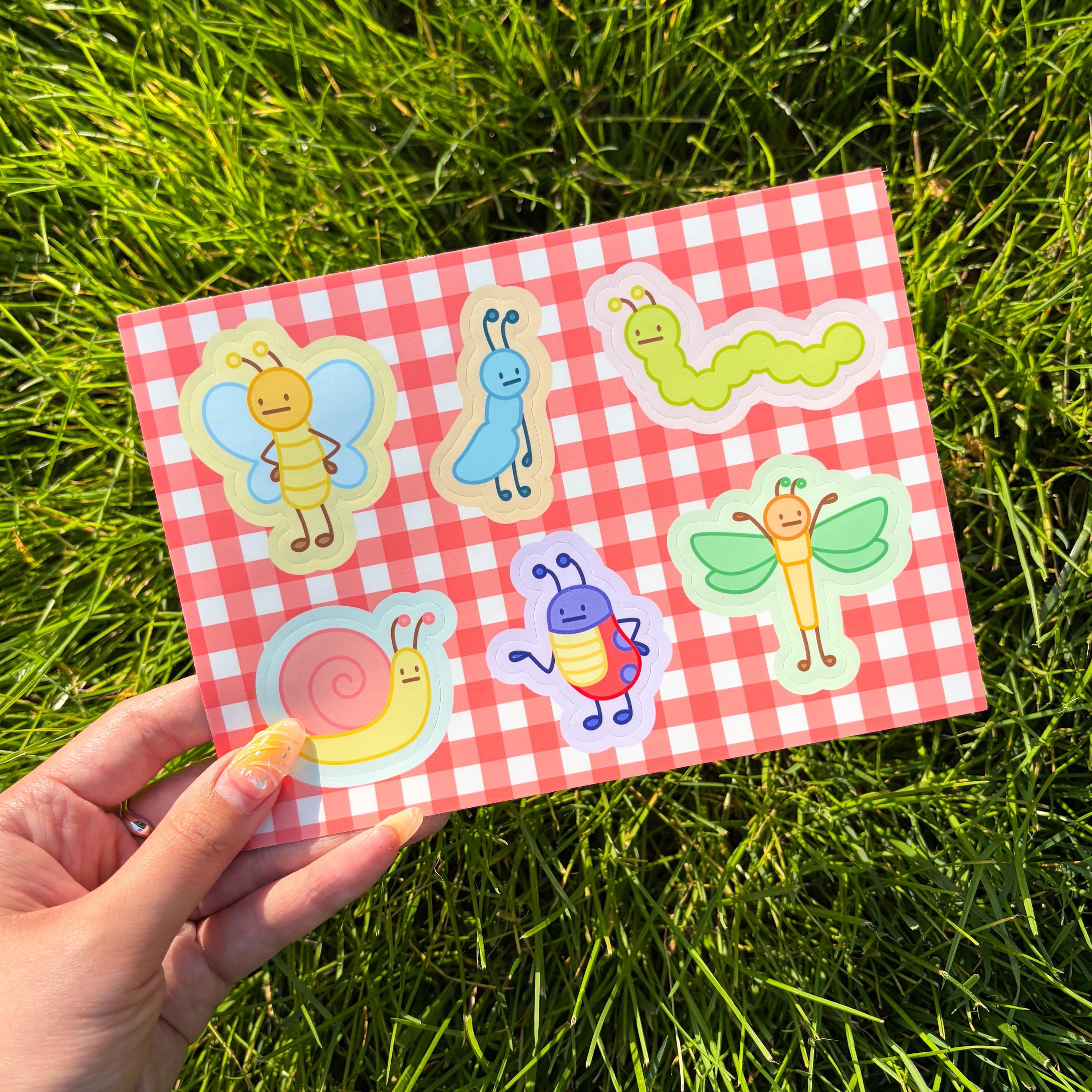 Bugs - Sticker Sheet - Etsy