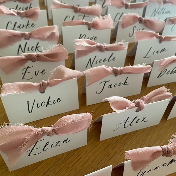 Table Name Cards - Etsy UK