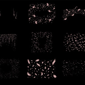 63 Rose Gold Confetti Overlays PNG Clipart, Photo Overlay, Metallic ...