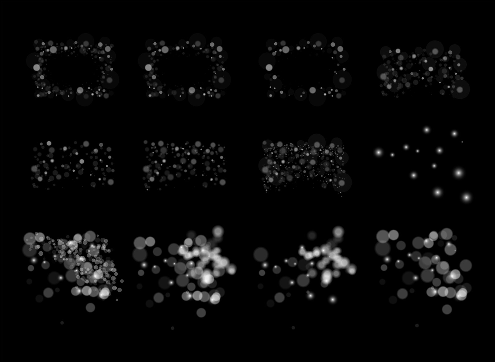 86 White Bokeh Photo Overlays Light Bokeh Overlays PNG | Etsy