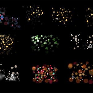 21 Bokeh Photo Overlays, Gold Bokeh Overlays PNG Clipart, Holiday Bokeh ...