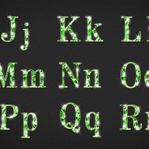 Lime Green Diamond Alphabet ART Clipart, Diamond in Gold Alphabet PNG ...