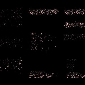 63 Rose Gold Confetti Overlays PNG Clipart, Photo Overlay, Metallic ...