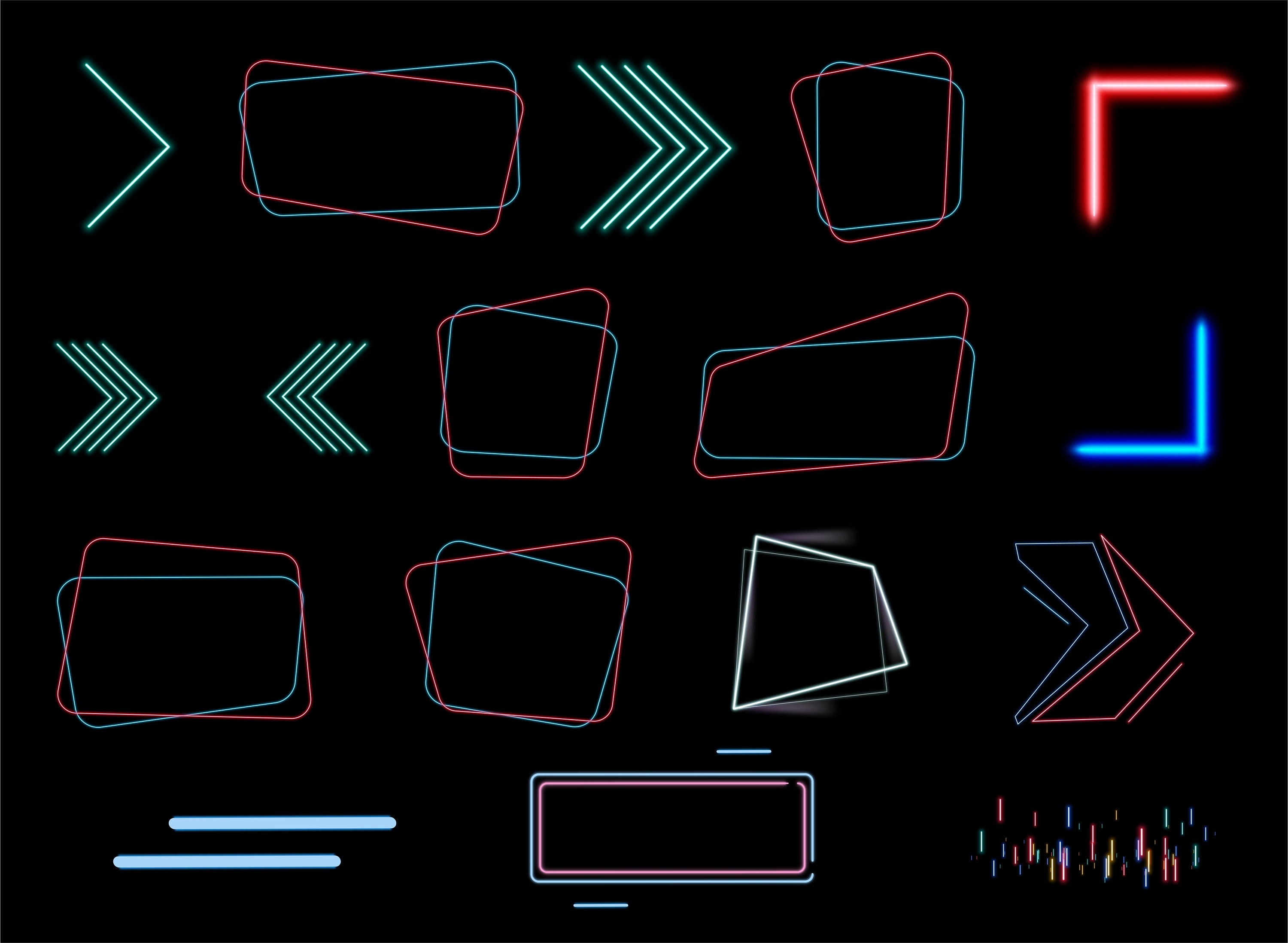 66 Neon Photo Overlays Neon Effect Photo Overlays | Etsy UK