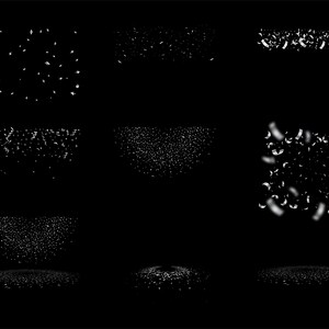 58 Silver Confetti Photo Overlays, Metallic Confetti Overlays PNG ...