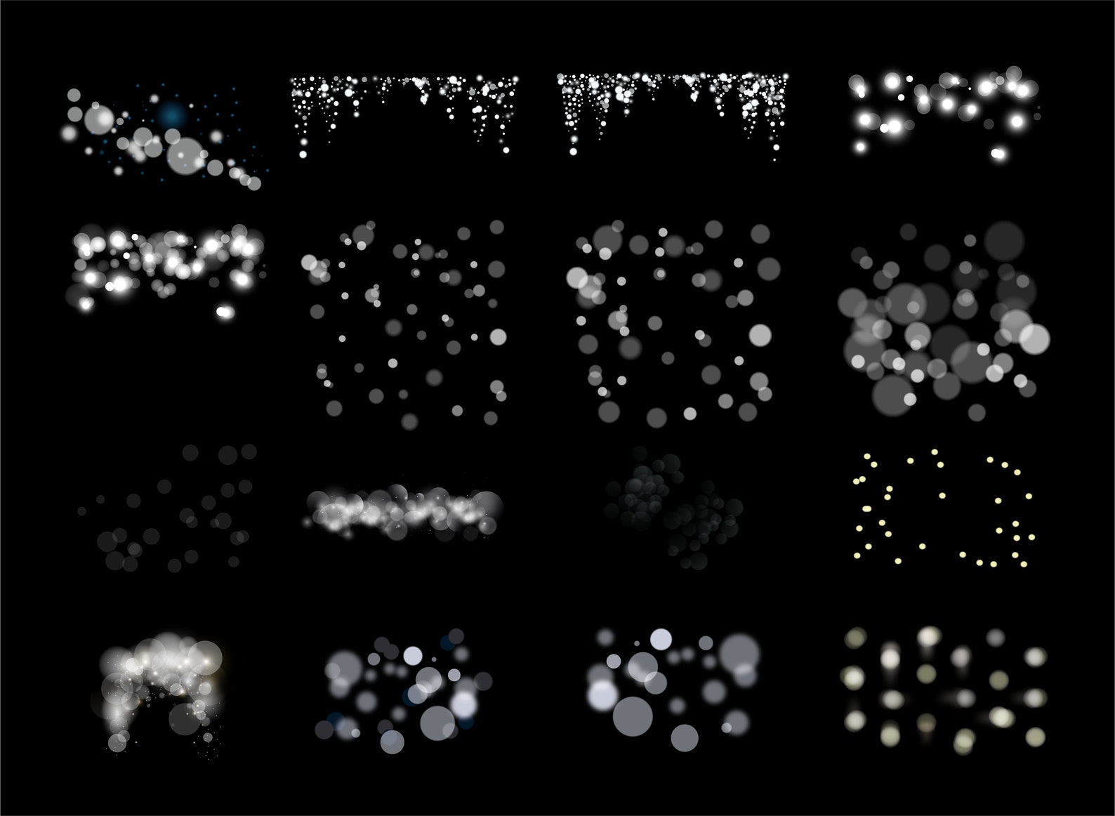 86 White Bokeh Photo Overlays Light Bokeh Overlays PNG | Etsy