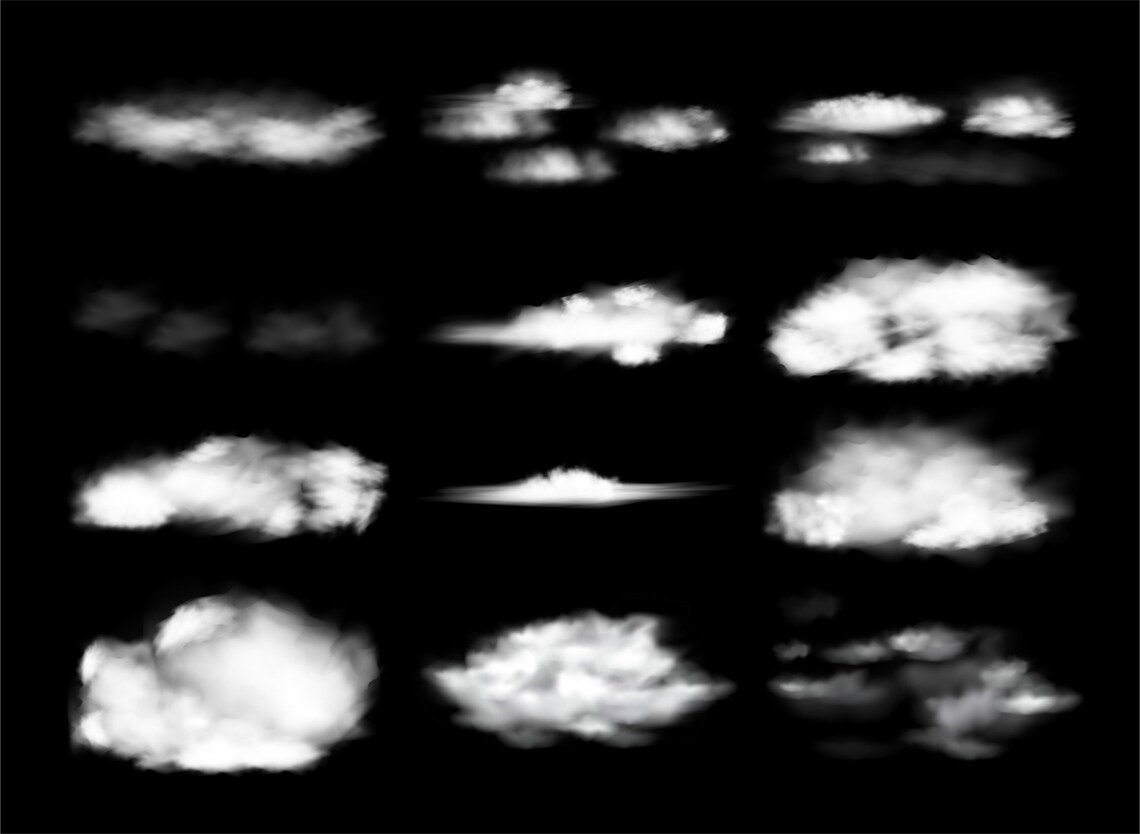 74 Clouds Photo Overlays Clouds Overlays PNG Clipart Clouds | Etsy