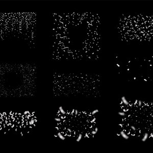 58 Silver Confetti Photo Overlays, Metallic Confetti Overlays PNG ...