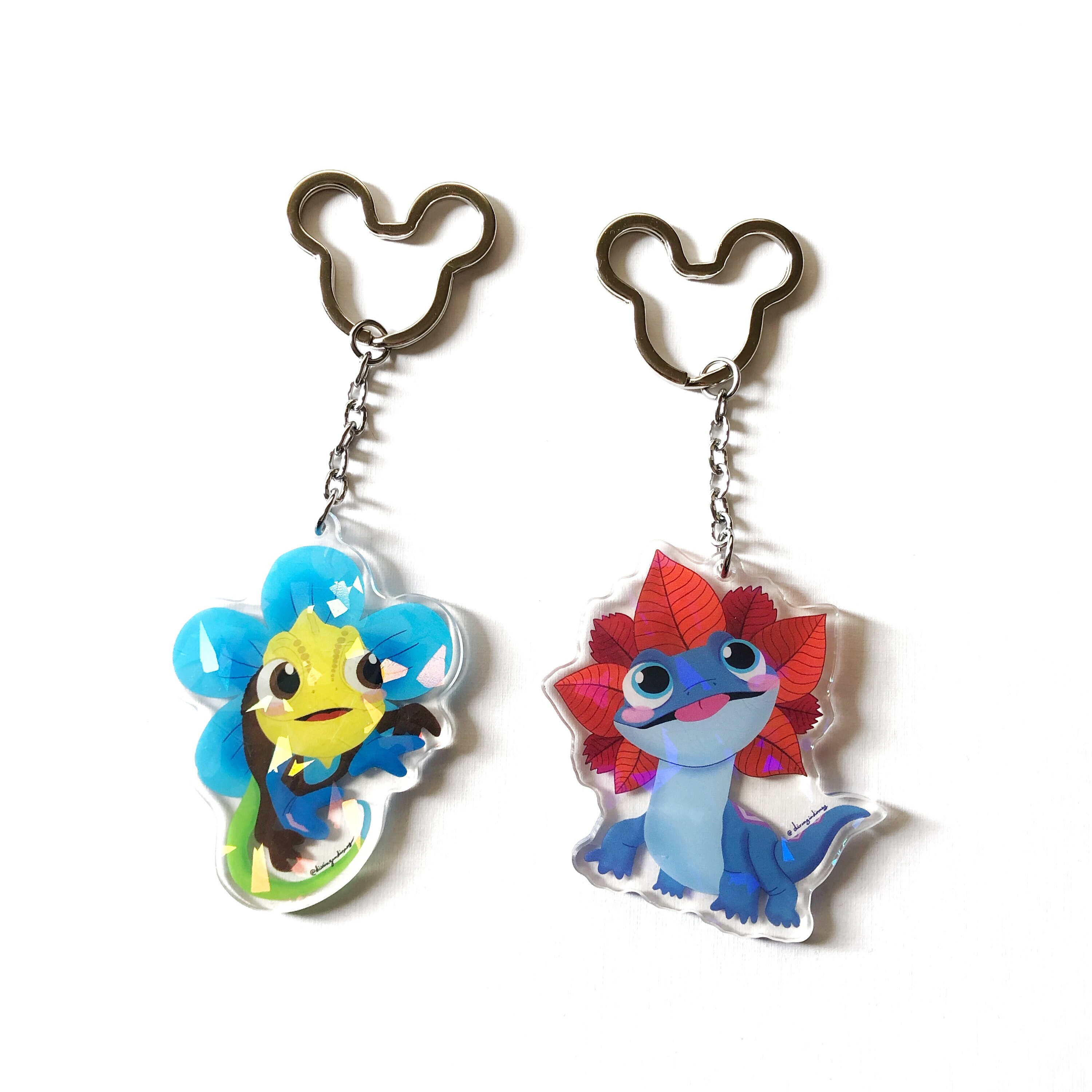 Pascal and Bruni Acrylic Holographic Keychain LIMITED EDITION | Etsy