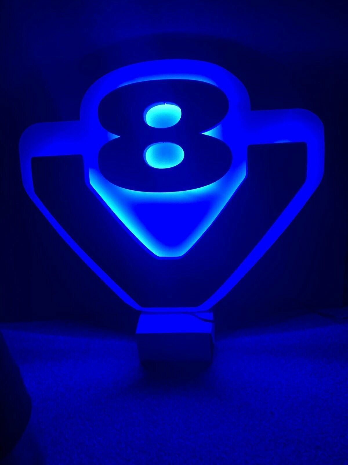 Truck Interior Black Plexiglass Led, Scania V8 3D ACRYLIC Black Led ...