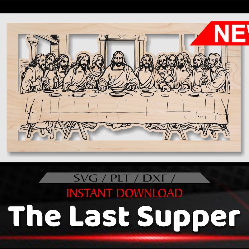 Last Supper Svg - Etsy