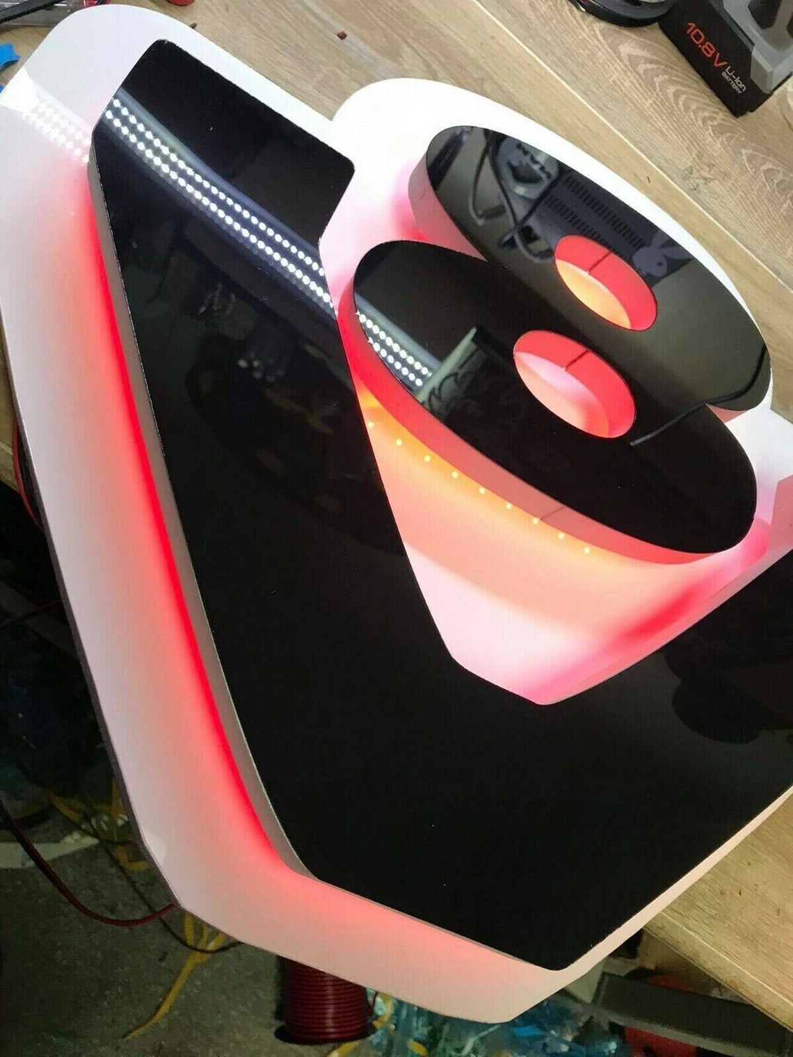 Truck Interior Black Plexiglass Led, Scania V8 3D ACRYLIC Black Led ...