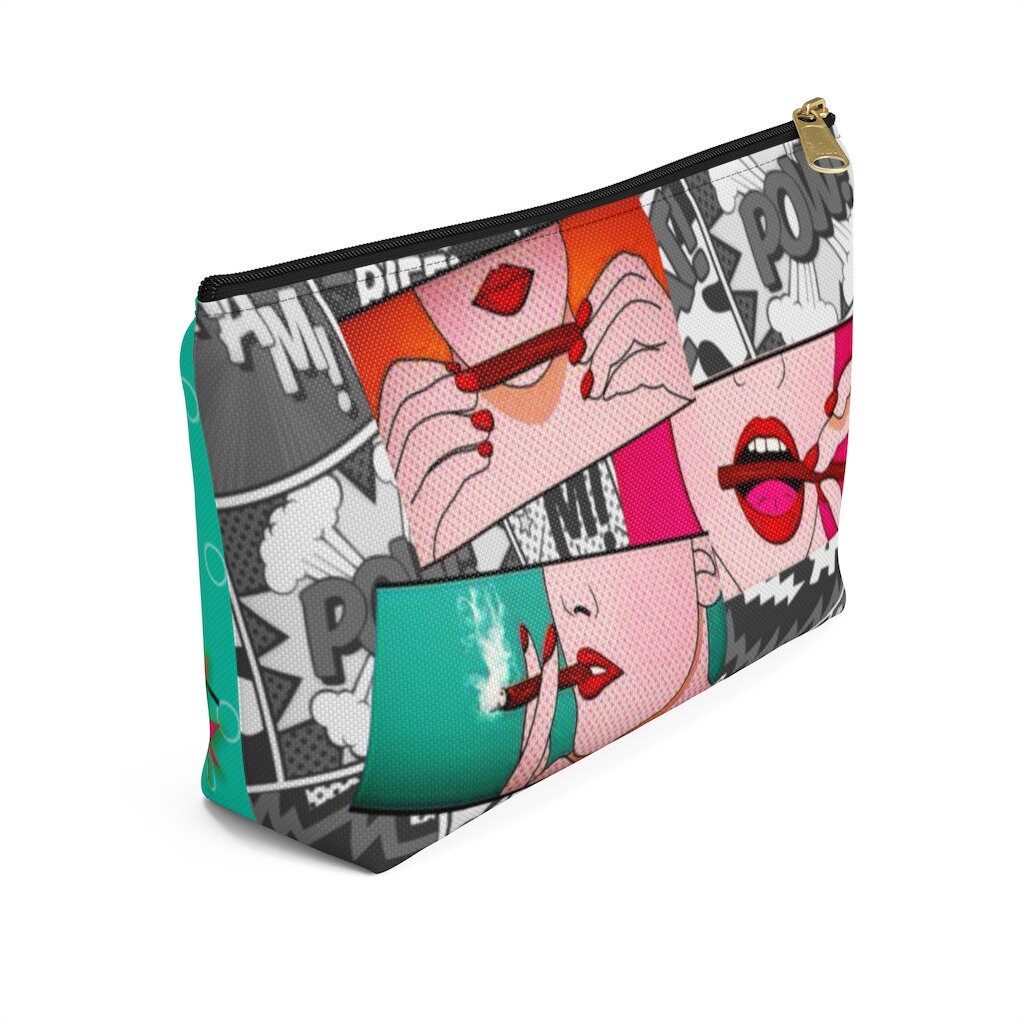 Stoner Chic Comic Strip Bag Accessory Pouch Travel Bag - Etsy