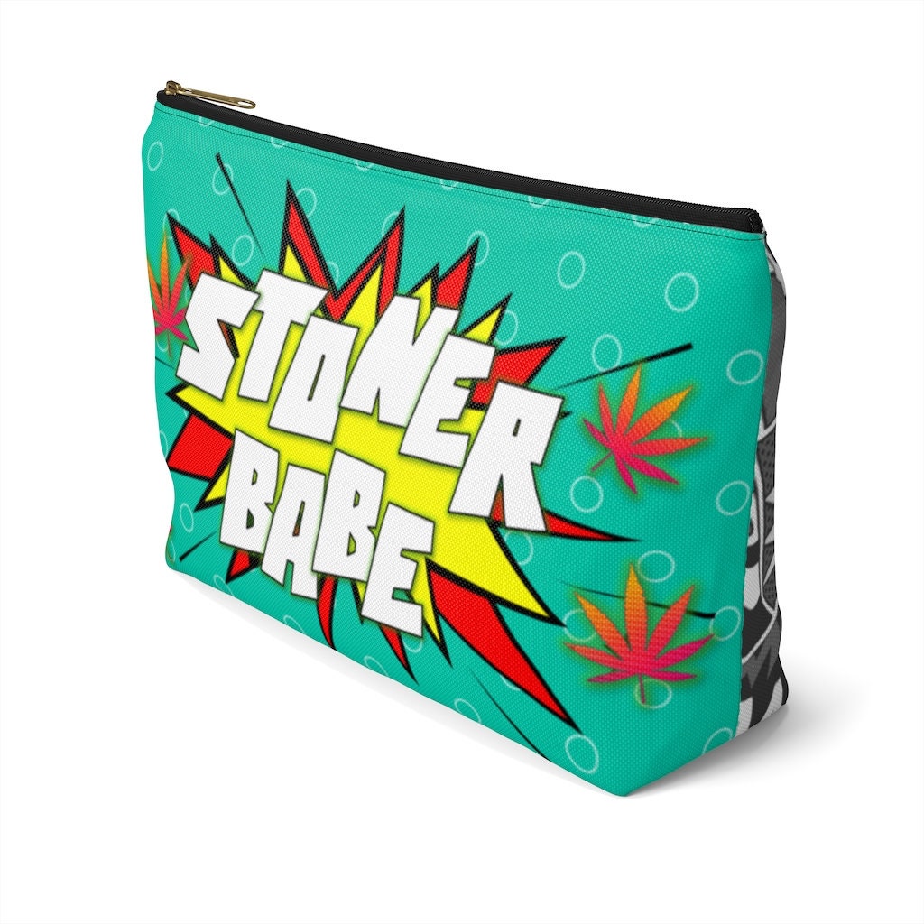 Stoner Chic Comic Strip Bag Accessory Pouch Travel Bag | Etsy