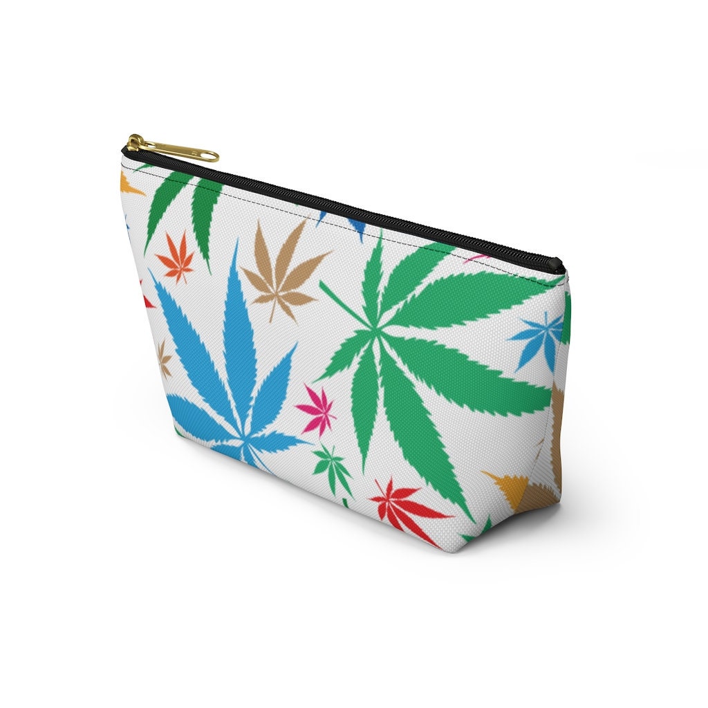 Kush Queen Cannabis Leaf Stash Bag Accessory Bag Travel Bag | Etsy