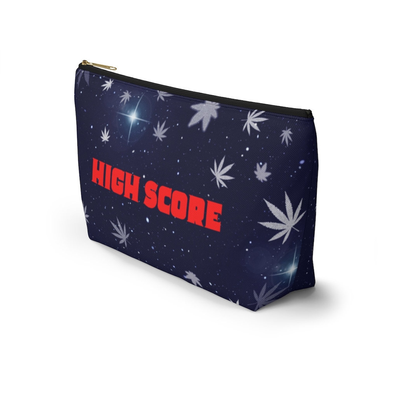 Galaga Inspired Cannabis Themed Stash Bag Makeup Bag Accessory - Etsy