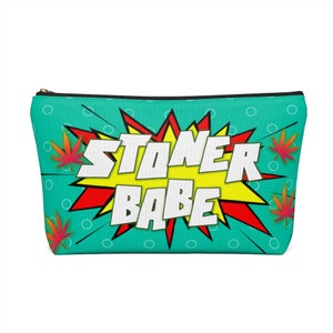 Stoner Chic Comic Strip Bag Accessory Pouch Travel Bag | Etsy
