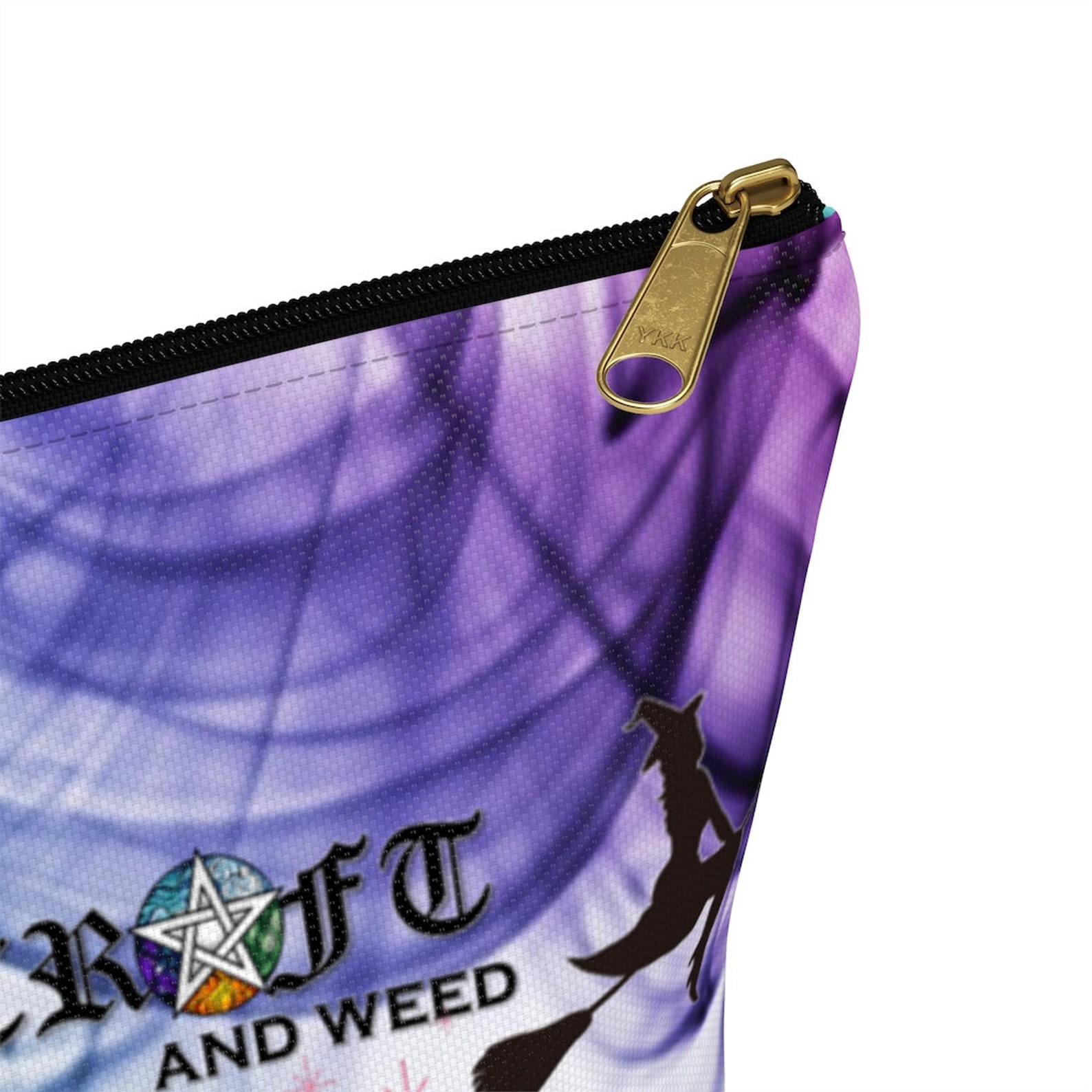 Powered by Btchcraft & Weed Stash Bag Makeup Bag Accessory Pouch Stoner ...