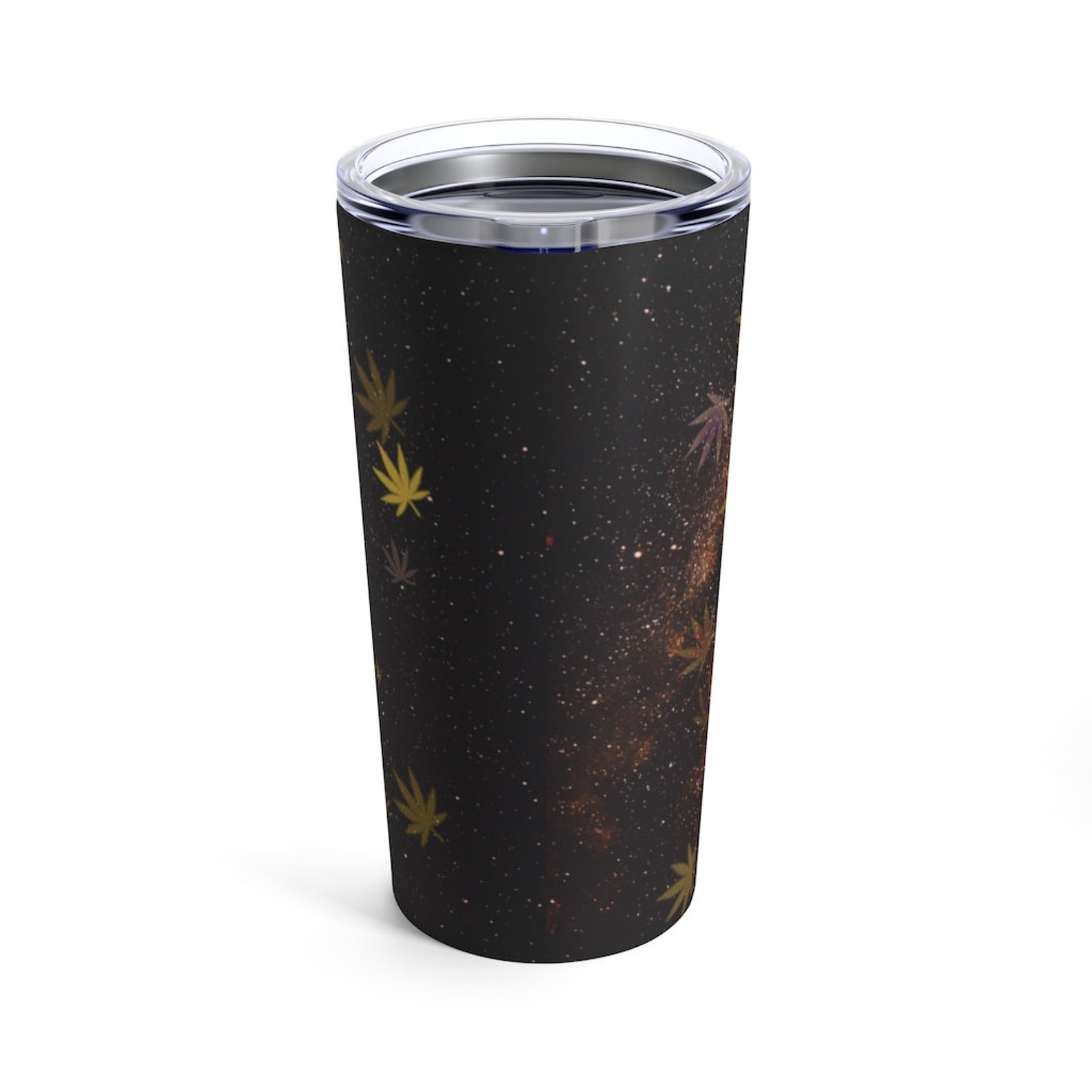 Fall Galaxy Cannabis Leaf Tumbler 20oz Stoner Gift - Etsy