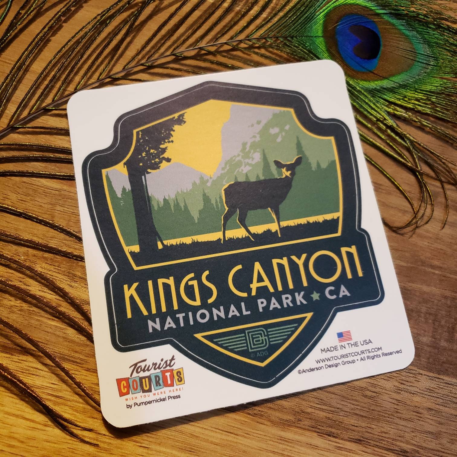 Kings Canyon National Park Vinyl Emblem Sticker for Car Bumper - Etsy