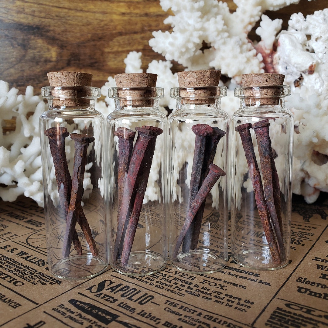 Antique Coffin Nails in Glass Vial: Vulture Culture Oddity - Etsy