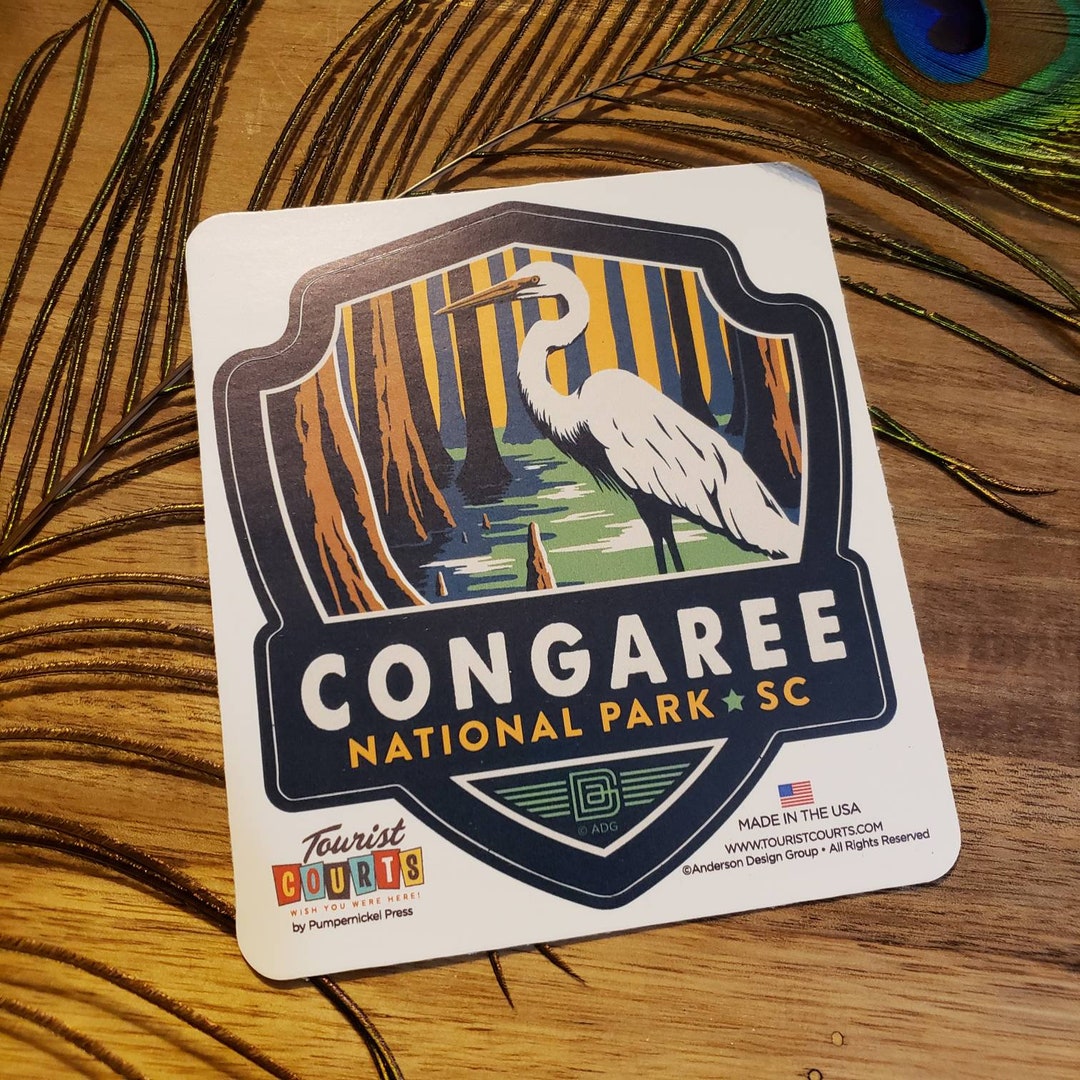 Congaree National Park Vinyl Emblem Sticker for Car Bumper Laptop ...
