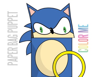 Sonic the Hedgehog Wrapping Paper | Etsy