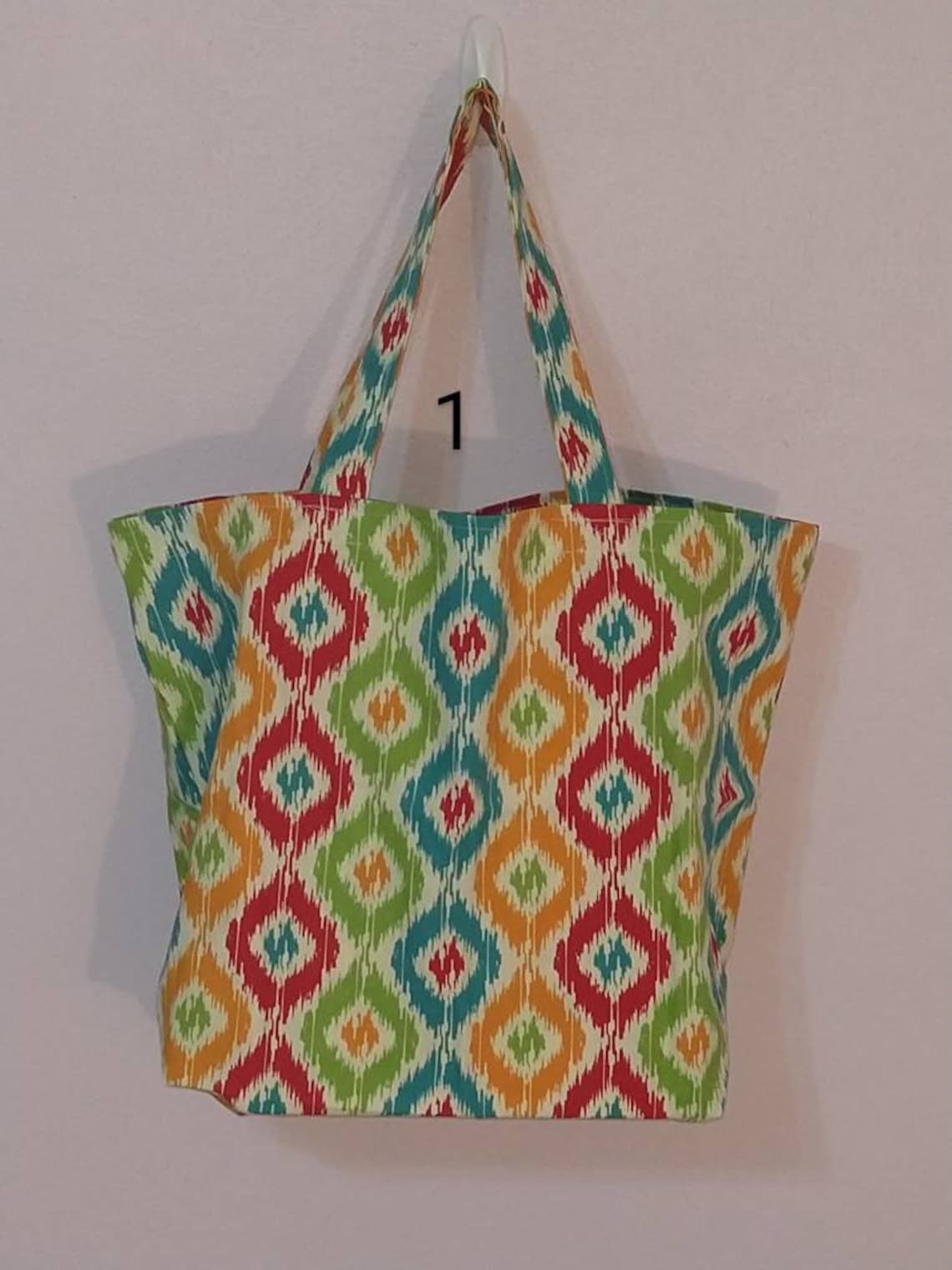 Washable Reusable Cotton Shopping Bags, Market Bags, Tote Bags ...